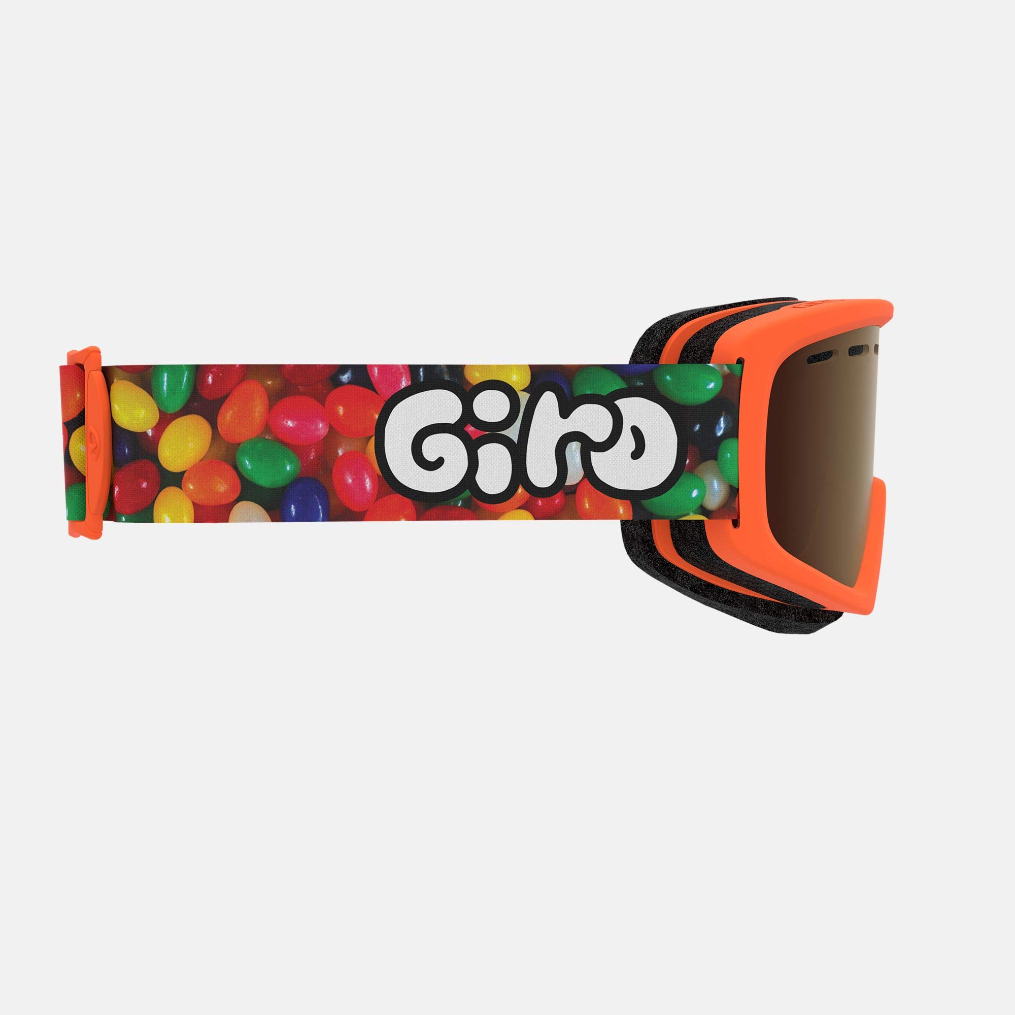 Giro Rev Youth Snow Goggles - Jelly Strap with Amber Rose Lens (2021)