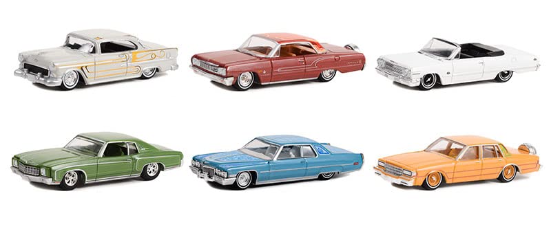 Greenlight 63030 Complete Set of Six (6) California Low Riders Series 2 Diecast Models 1:64 Scale