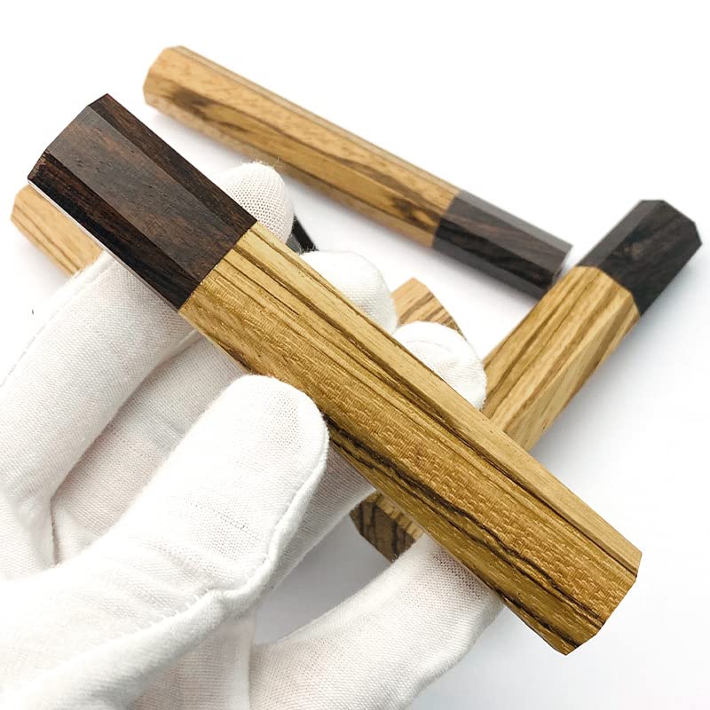 Japanese-style octagonal fruit handle Japanese-style universal knife solid wood handle fish raw knife handle deboning knife handle