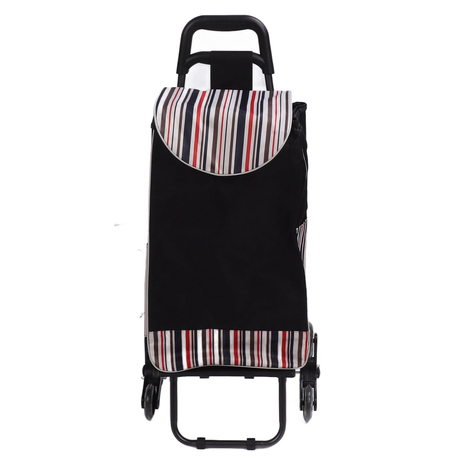 Generic Hand Truck, Easy to Push Wheel Shopping Cart with Bag for Moving (Black Strip), Genericha42kxy1gn-12