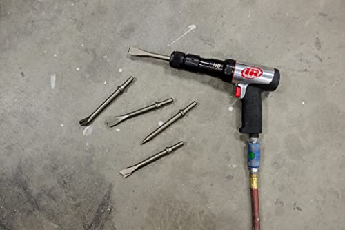 Ingersoll Rand 135MAXK Air Hammer Kit, includes 5-peice Chisel Set, 2600 BPM, 3" Stroke, 3/4" Bore Diameter, Large