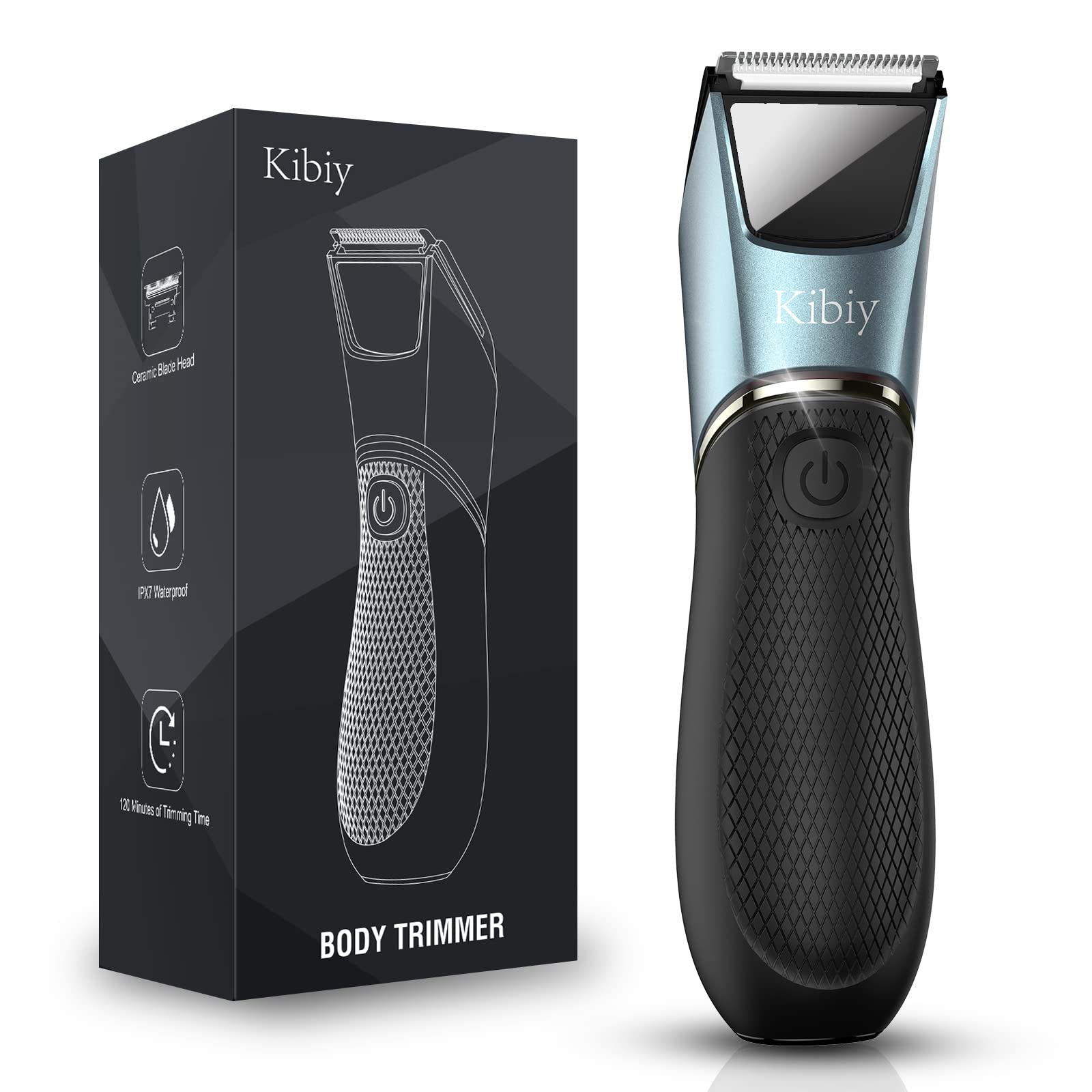 Kibiy Electric Groin Hair Trimmer Ceramic Blade Head, Hygienic Trimmer Replacement Clipper Blades, Personal Shaver Replaceable Blade, 1 Pack