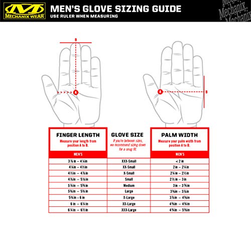 Mechanix Wear: The Original Material4X Synthetic Leather Work Gloves with Secure Fit, Abrasion Resistant, Added Durability, Safety Gloves for Men, Multi-Purpose Use (Brown, Large)
