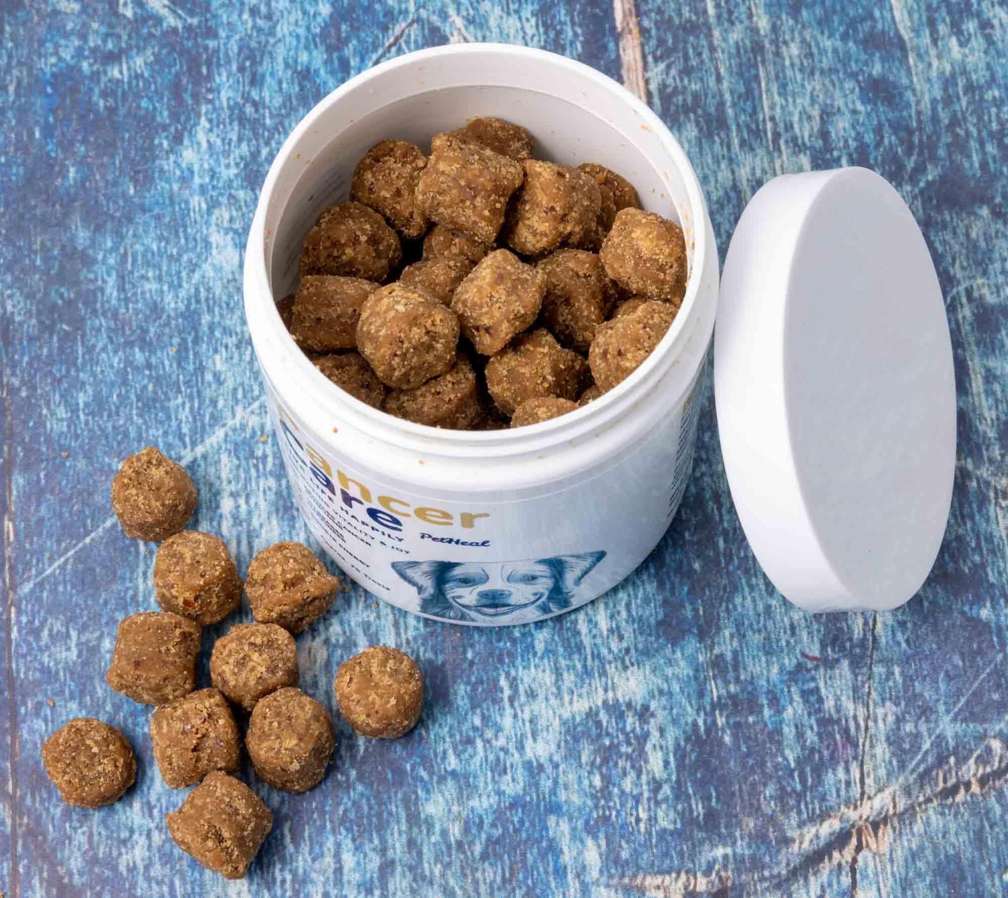 PetHeal Cancer Care - Advanced Support for Dogs with Cancer - Mushroom-Based Formula - APRX. 55 Chews - Peanut Butter Flavor