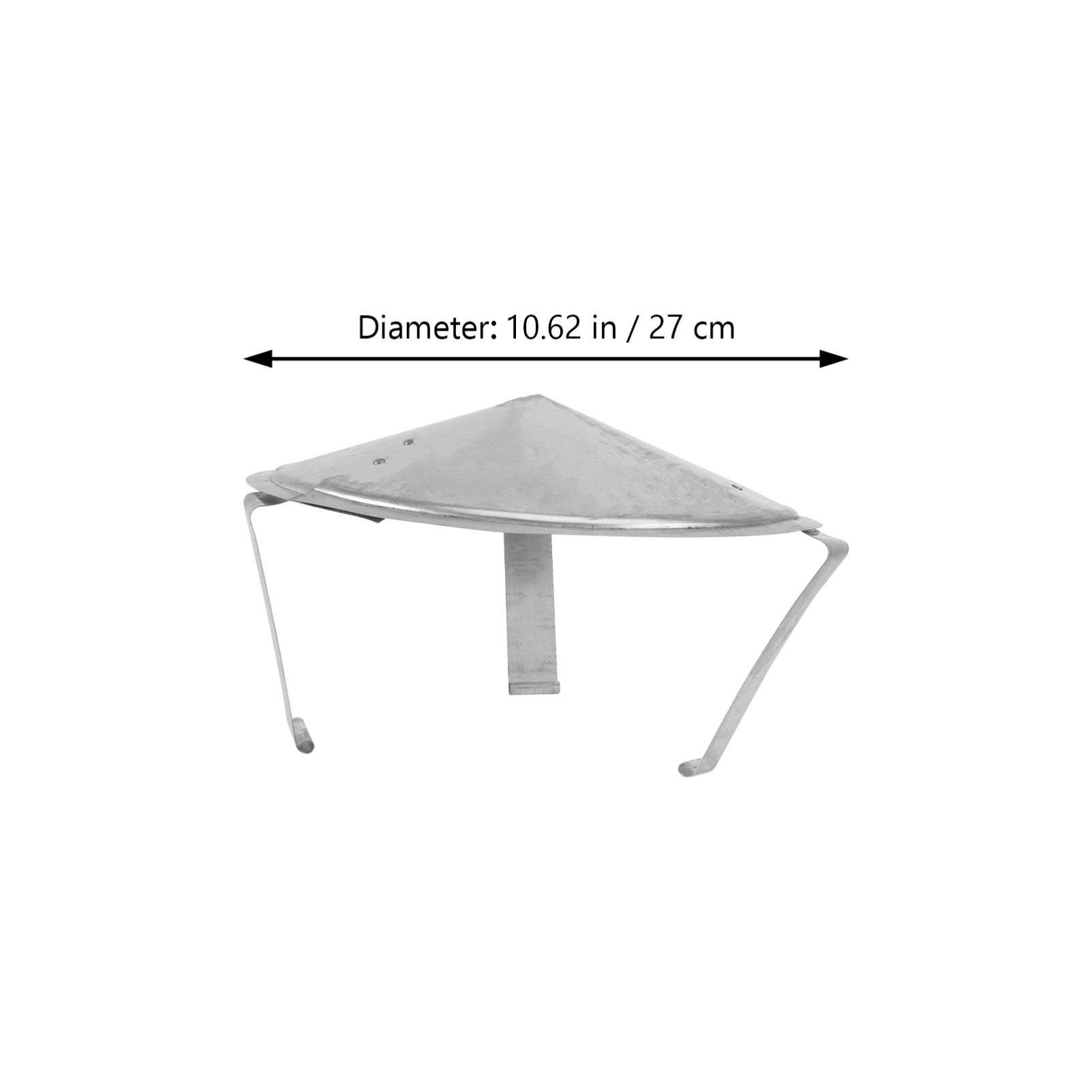 Happyyami Water 1Pc Stainless Steel Chimney Cover Rainproof Chimney Rain Cap for Garden Exhaust Pipe Cap Dryer Vent