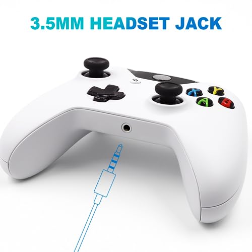 Xbox Controller with 1400mAh Lithium Battery, Xbox One Controller with 2.4GHz Wireless Adapter, Wireless Xbox Controller Compatible with Xbox One, Xbox Series X/S, Xbox One X/S Consoles and PC