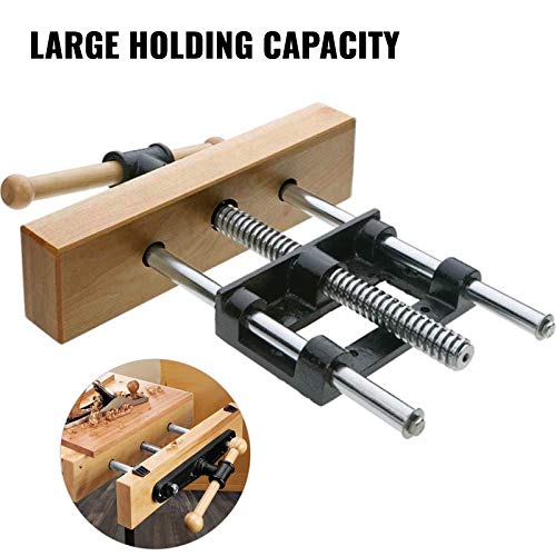 Mophorn Wood Vise 9 Inch Woodworking Vise, Heavy-Duty Steel and Cast Iron Workbench Vise, Easy-to-operate Front Vise, Durable Woodworking Bench Vise for Home, Woodworking Studios, Teaching Equipment