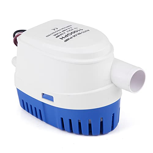 Float Switch Water Pump, Automatic Bilge Pump Boat Bilge Water Pump High-impact Durable Housing Small Siz No Vibration Operation for Pools for Boat Bilges