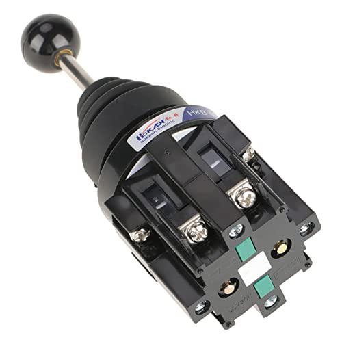 FECAMOS 4NO Joystick Switc, Joystick Switch Wide Applications Strong Functionality Water and Oil Resistance Easy to Use for Magnetic Starter