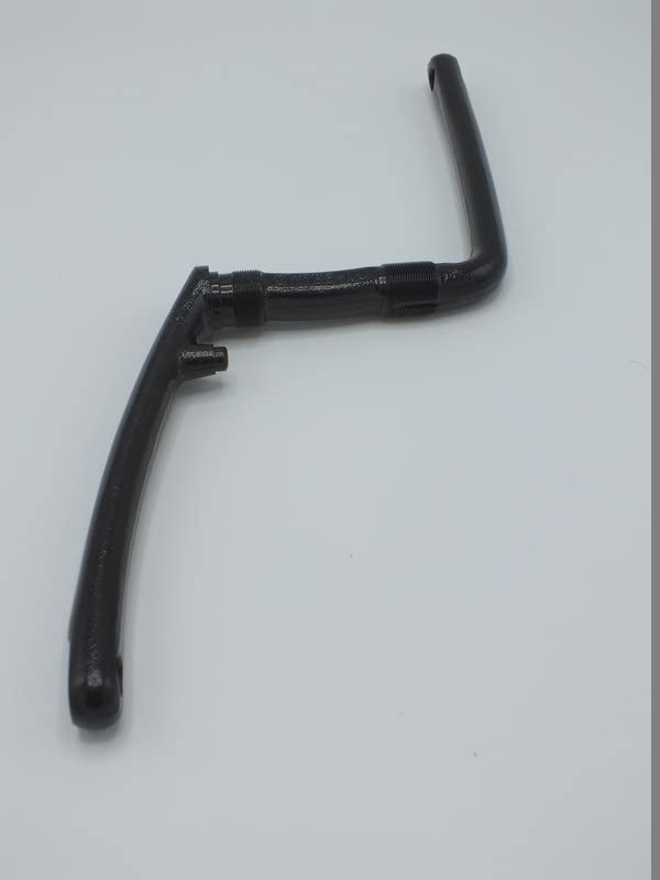 Gravity Forged Steel One Piece Crank Arm 165mm Black for Cruiser Bicycle BMX Bike Single Speed Lowrider