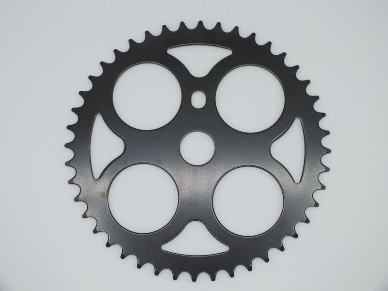 Gravity Single Speed One Piece Crank Set and Sprocket Cruiser Bike BMX Bicycle 165mm 44t Black