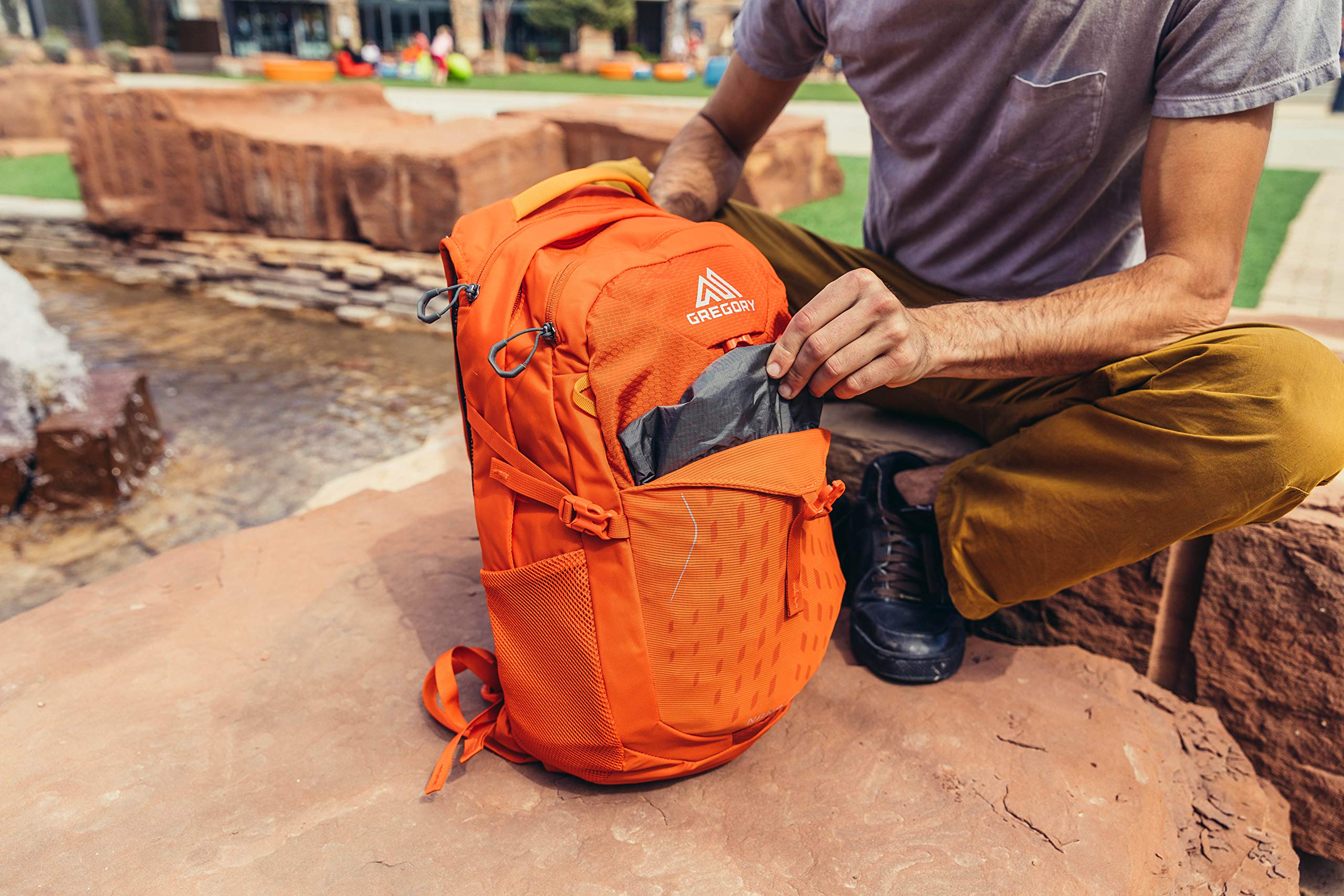 Gregory Mountain Products Nano 20, Spark Orange, One Size