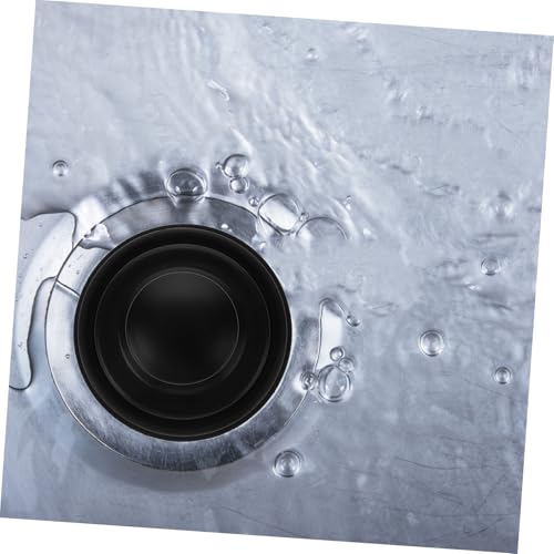 NESTINGHO Sink Seal Cover Wash Basin Sink Stopper Shower Clog Cover Bathtub Drain Plug Bath Tub Drain Cover Sink Plug Stopper Kitchen Bathroom Bath Plugs Kitchen Drain Plug Black