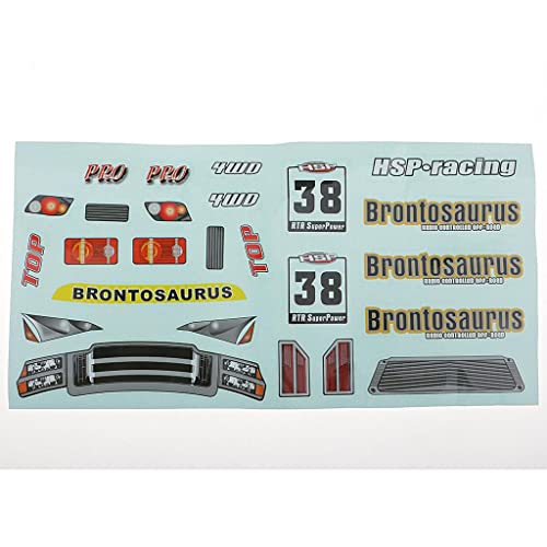 Xiaojikuaipao RC Body Shell Bodywork for HSP 94188 94111 94108 1/10 Monster Truck Parts I