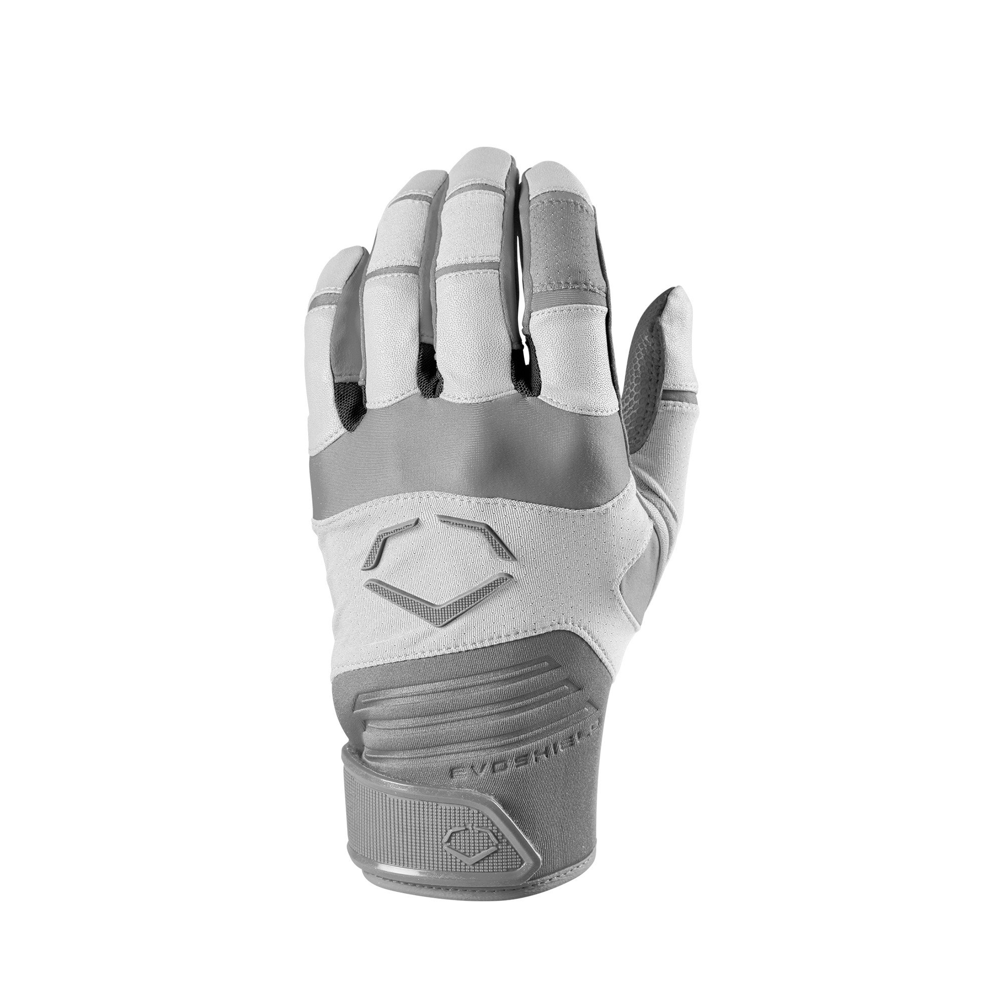 EvoShield Youth Aggressor Batting Gloves, White - Medium