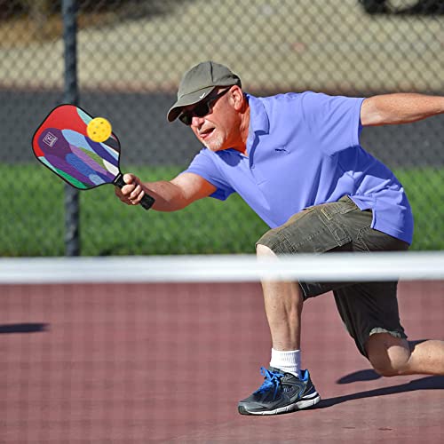 Graphite Pickleball Paddles Set of 6, 2024 USAPA Approved, 2 Kids & 4 Adult Paddles, Fiberglass Surface (CHS), Polypropylene Lightweight Honeycomb Core, 6 Pickleball, 4 Replacement Soft Grip + Bag