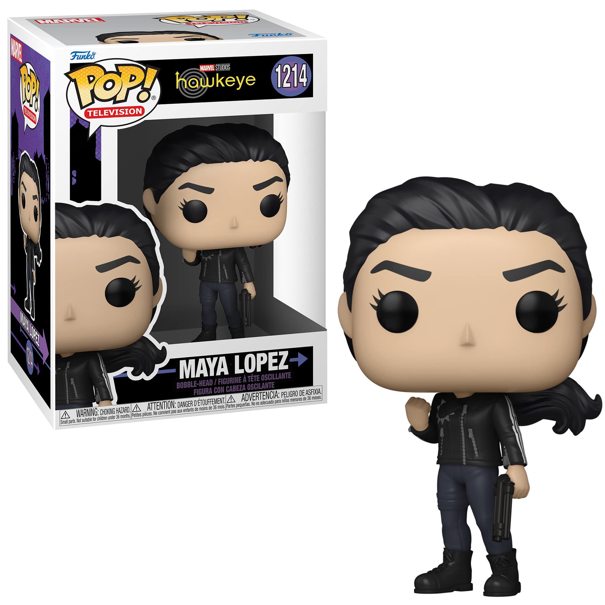 Funko Pop! TV: Marvel - Hawkeye Collectors Set - 4 Figure Set Includes: Hawkeye, Kate Bishop with Lucky The Pizza Dog, Maya Lopez, and Yelena (with Possible Chase Variant)