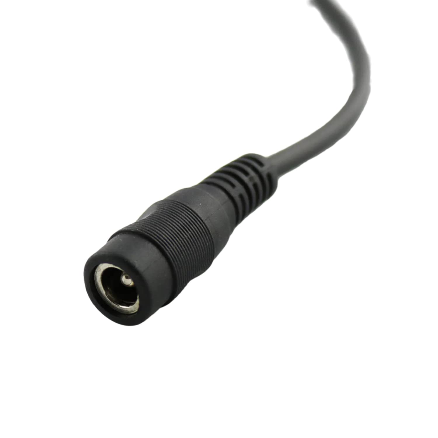 UpperFu 2pcs CCTV DC Power Splitter Cable 5.5mm x 2.5mm Female Jack to 4 Male Splitter Connector Cable 5.5mm x 2.5mm Adapter for LED Strip Surveillance Camera Security Camera