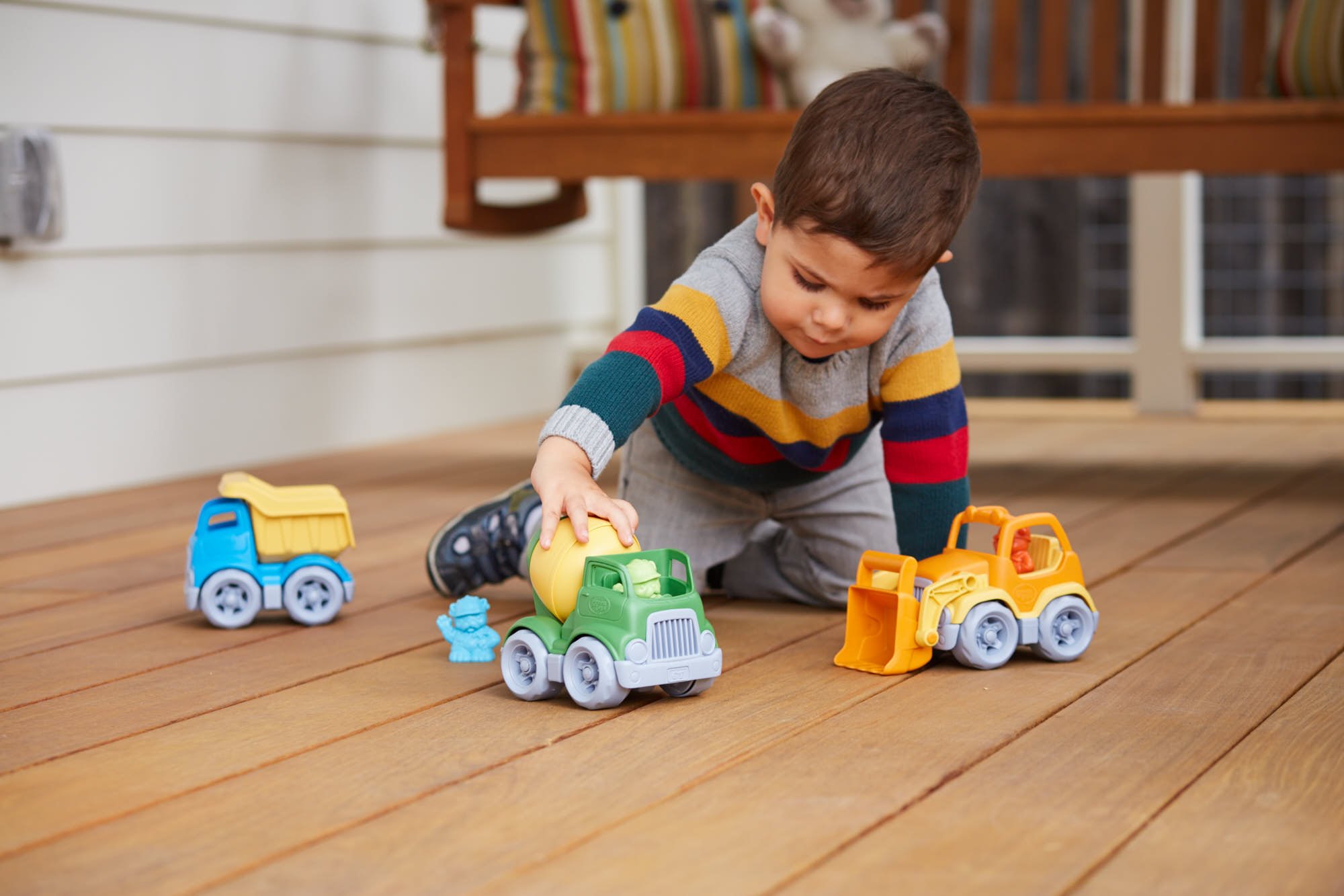 Green Toys Construction Vehicle - 3 Pack CB