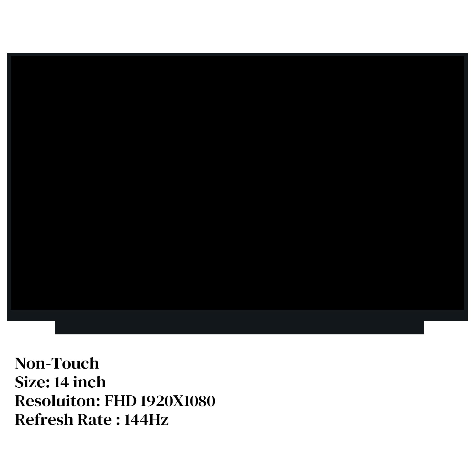 LCD Screen Replacement for Asus ROG Zephyrus G14 GA401Q FHD 1920X1080 Matte LED Non Touch Display (60Hz- 30 pin Connector)