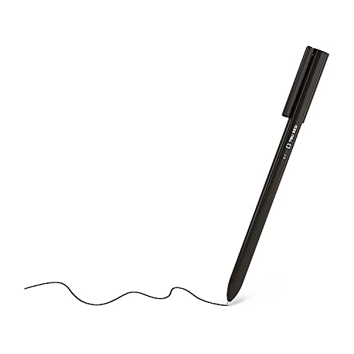 STAPLES Tru Red Ballpoint Pen Fine Point 0.7Mm Black Dozen