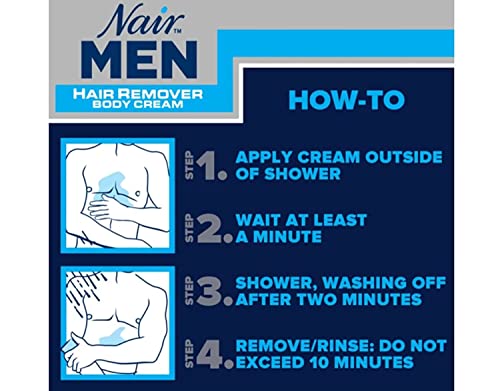 Nair Hair Remover Men Body Cream 368 ml Pump by Nair
