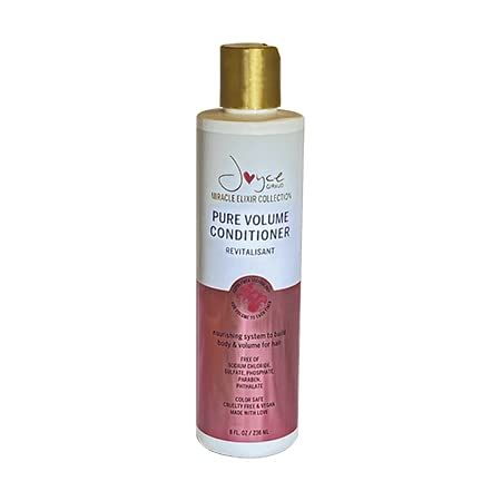 Miracle Elixir Collection Joyce Giraud Pure Volume Volumizing Conditioner - Nourishes & Moisturizes, Lasting Lift & Shine - Ideal for All Hair Types, 8 Fl. Oz.