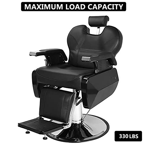 LLAMN Two Colors 8702A Professional Salon Barber Chair US Warehouse (Color : D)