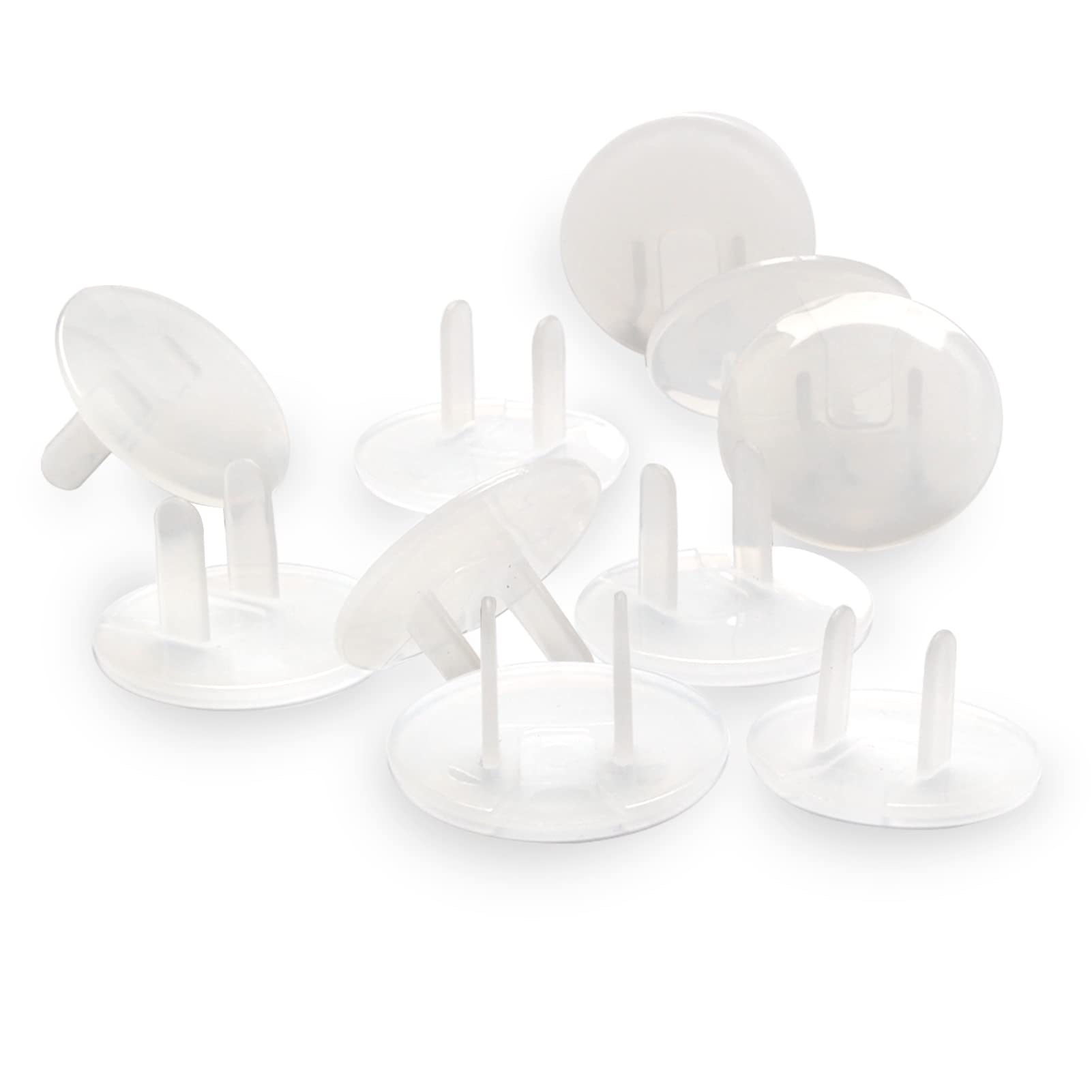 Jenbode Outlet Covers Baby Proofing, 10 Pack Safe & Secure Electric Plug Protectors, Sturdy Childproof Socket Covers for Home & Office, Easy Installation, Protect Toddlers & Babies (10 Pcs)