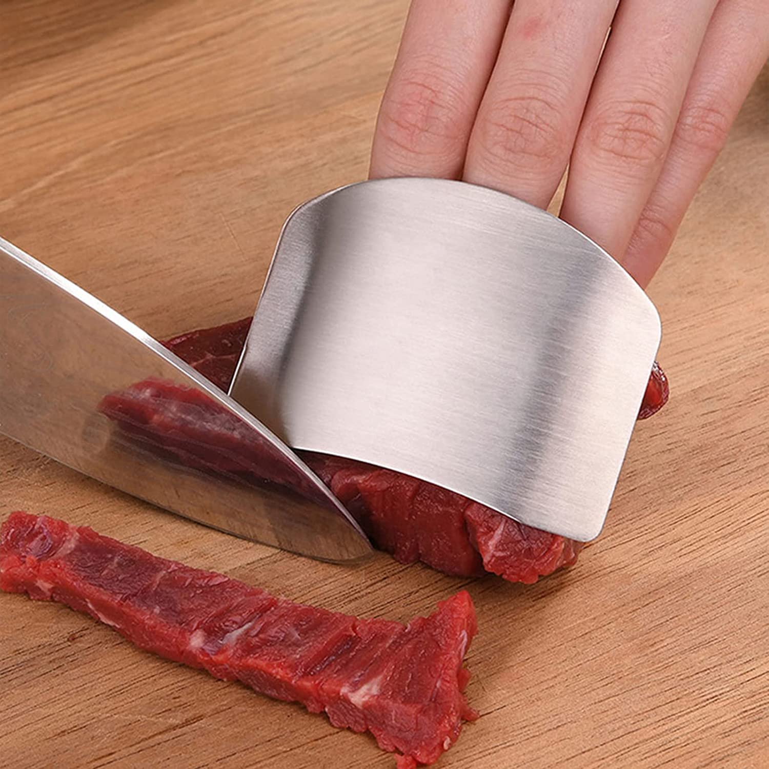 Longnavigator 6 Pcs Finger Protector for Cutting Food,Multifunctional Anti-Cut Finger Protectors for Dicing,Finger Guards for Cutting Slicing and Chopping Protector(Double & Single Finger)