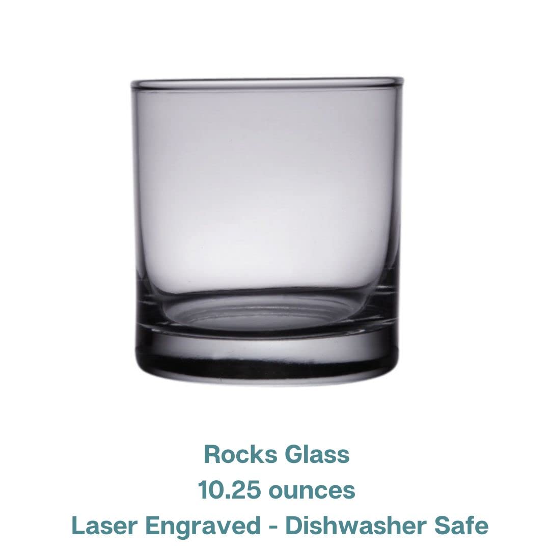 HullSpeed Designs Oyster Engraved Rocks & Whiskey Glasses - set of 2