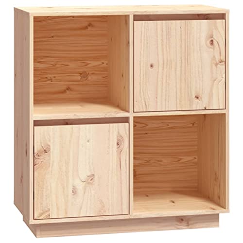 vidaXL Sideboard, Dresser Console Table Chest of Drawers, Accent Storage Cabinet for Living Room Dining Room, Modern Style, Solid Wood Pine