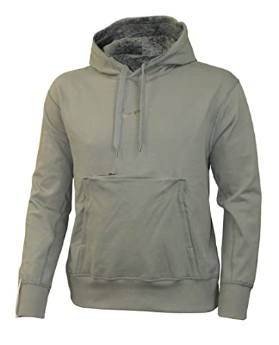 Nike Sportswear Men's Reversible Heavy Hoodie (as1, alpha, l, regular, regular, Standard, Smoke Grey, Large)
