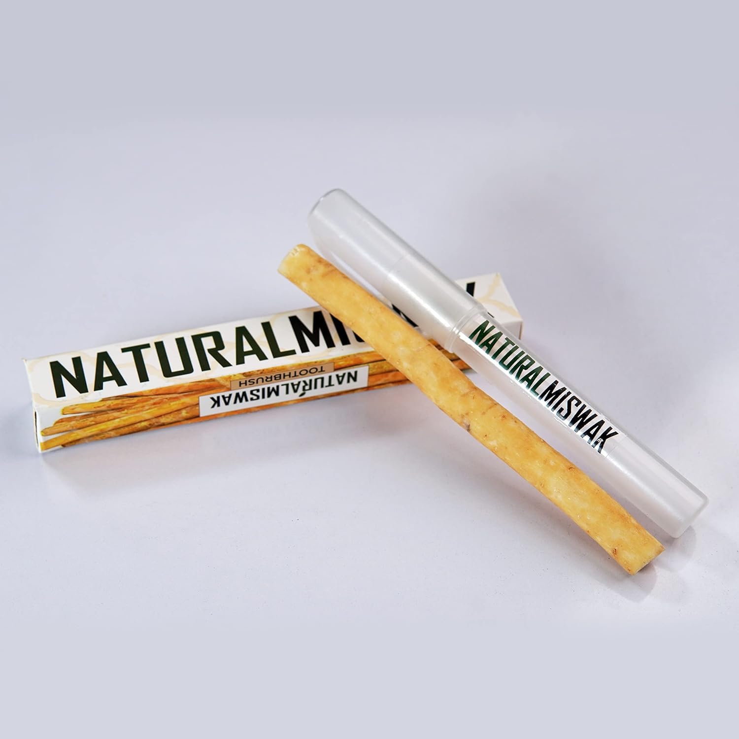 Miswak Sticks for Teeth, Natural Toothbrush, No Toothpaste Needed, Miswak Toothbrush Stick also known as Siwak Chew Sticks for Humans, Meswak, مسواك