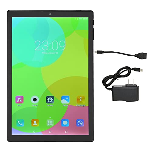 lonuo Reading Tablet Black Tablet 2560x1600 100-240V 5000mAh 10.1 Inch IPS 6GB RAM 128GB ROM for School (US Plug)