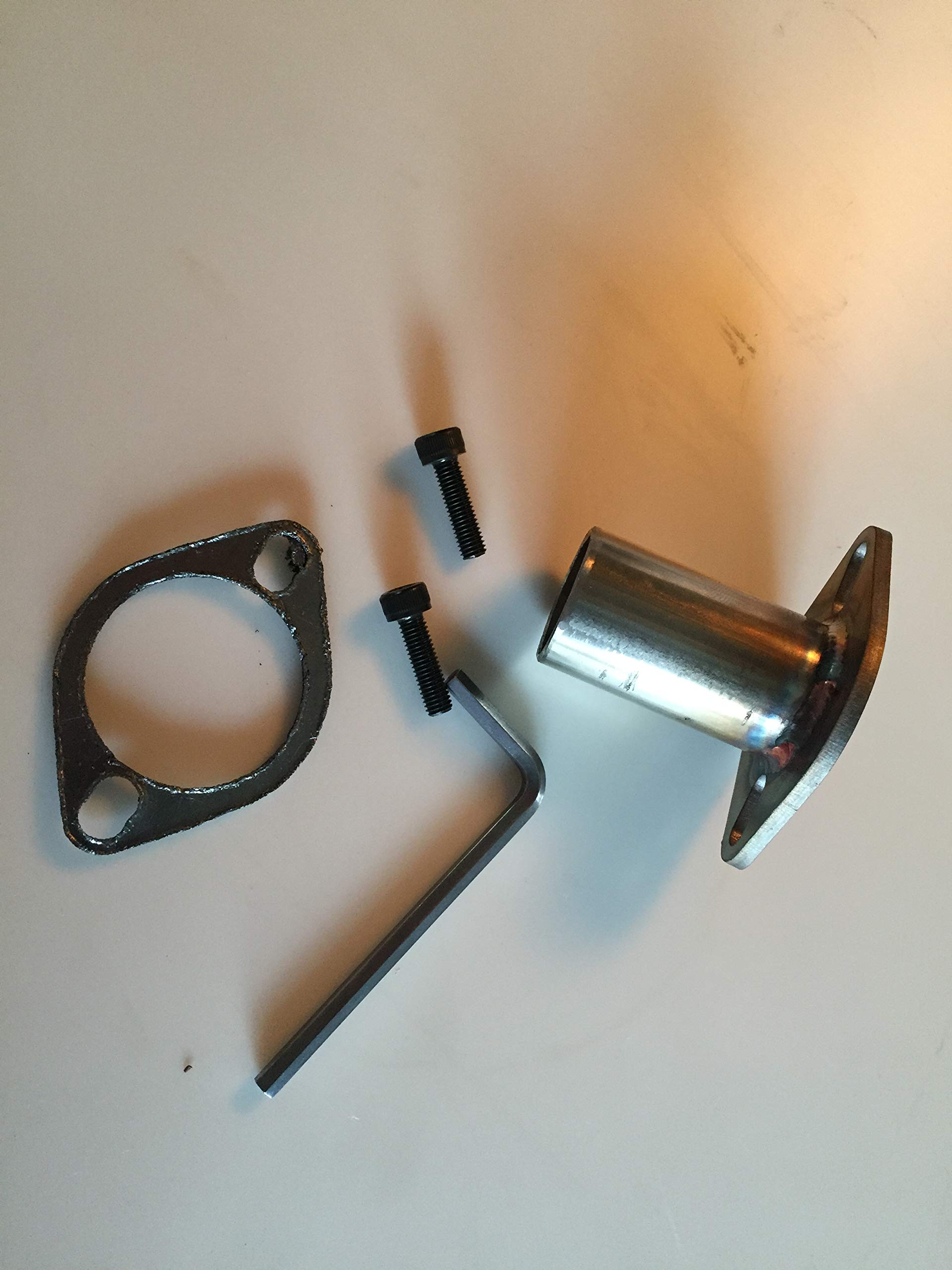 GenExhaust Compatible with Honda EU6500iS/EU7000iS Generator 1" Steel Exhaust Extension 3 Foot Length.