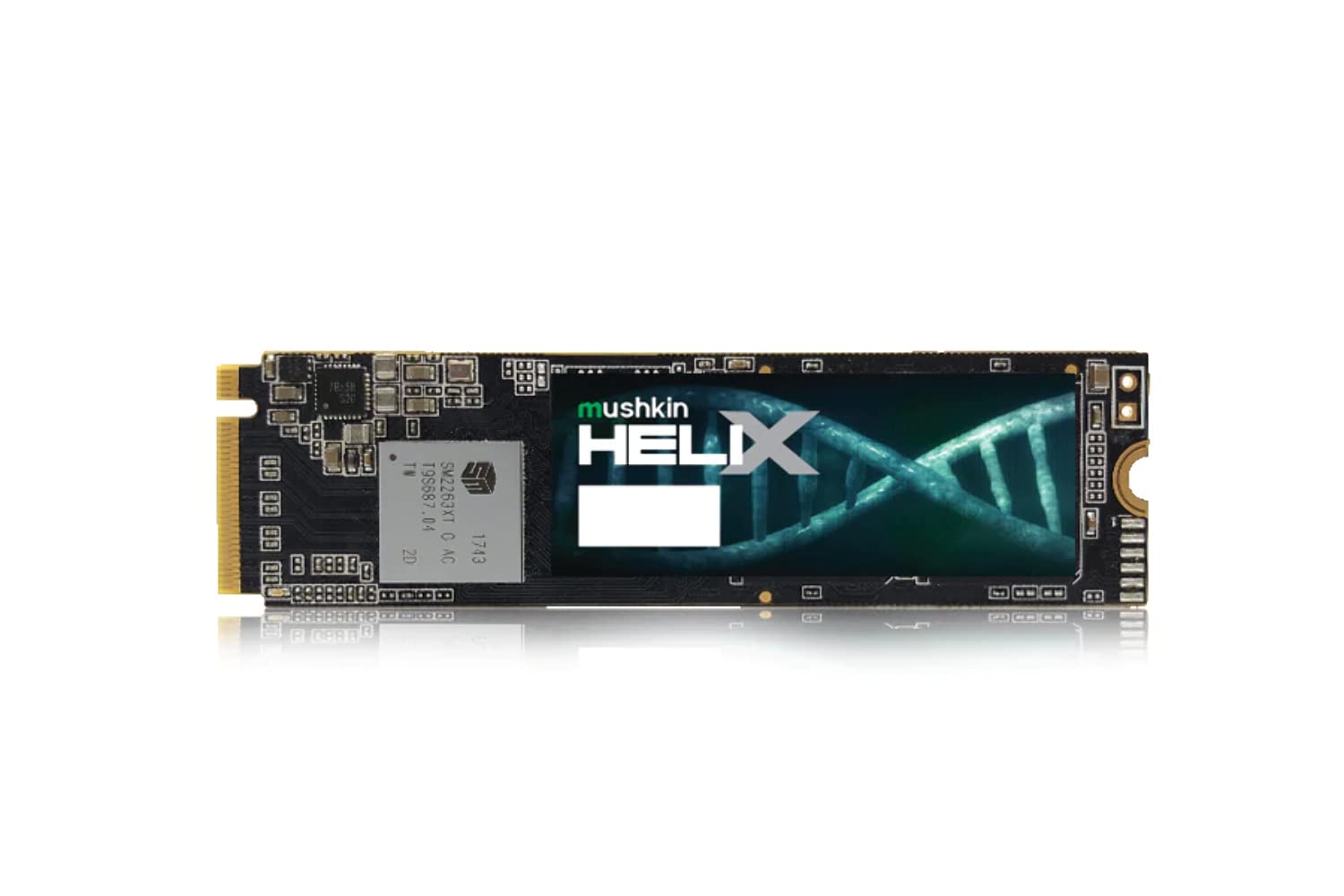 Mushkin Helix-L – 1TB PCIe NVMe 1.3 – M.2 (2280) Internal Solid State Drive (SSD) – Gen3 x4 – 3D TLC - (MKNSSDHL1TB-D8)