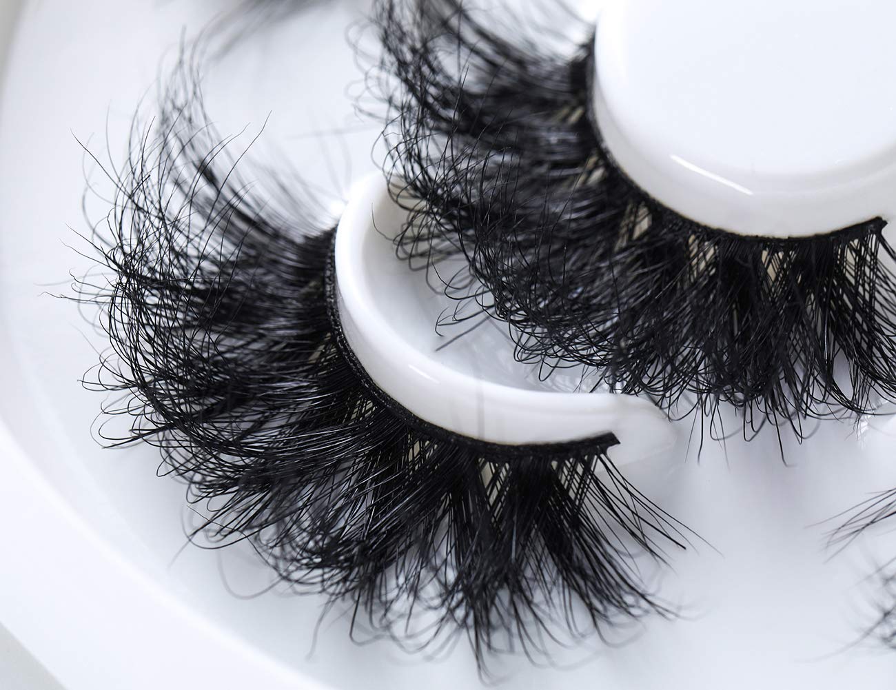 HICOCU 25mm Lashes Mink 3 Pairs False Eyelashes Dramatic Look lashes 25mm Set Pack 3D Lashes Long Volume Mink Eyelashes(WYS-SHD-3)