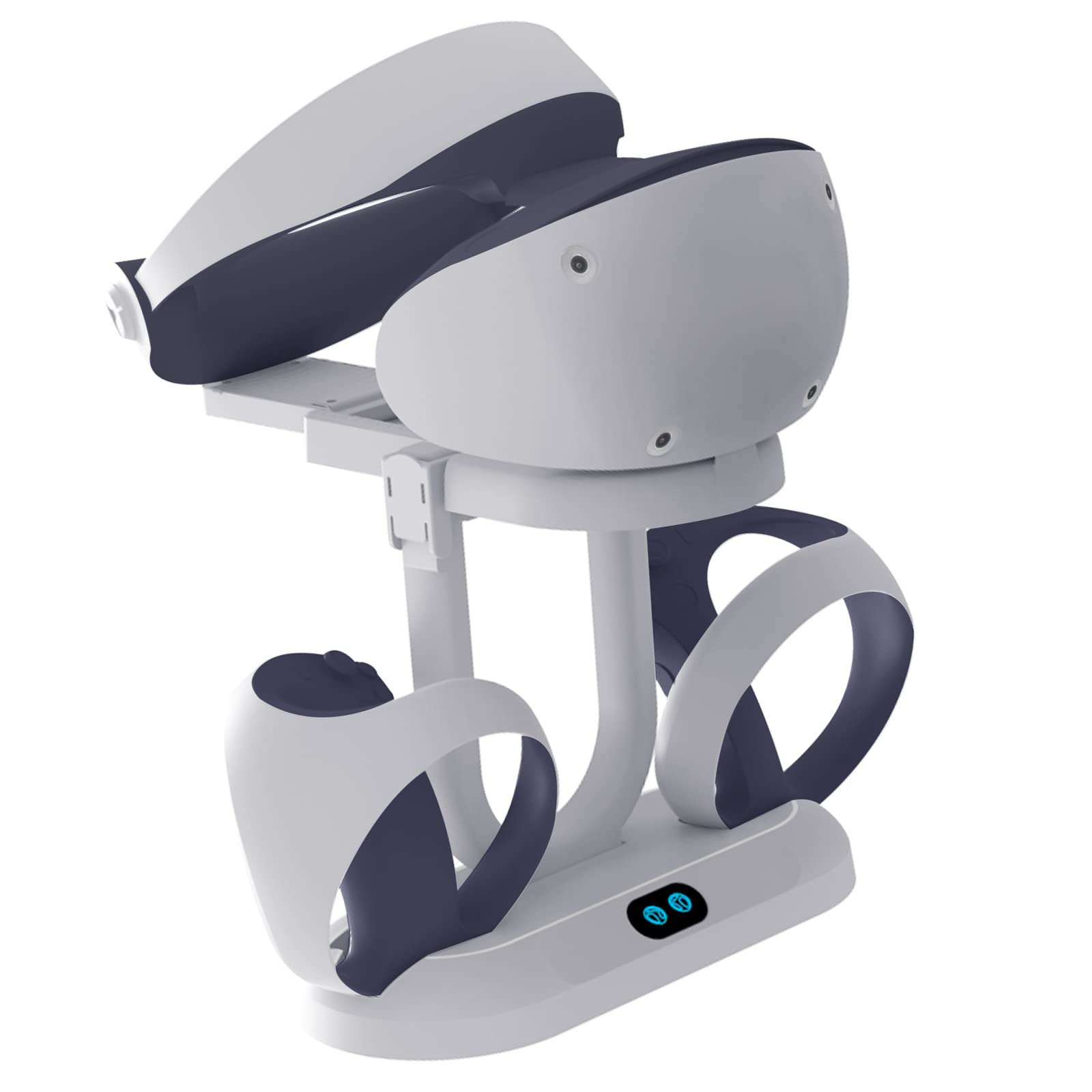 Handle Charging Base for PS VR2 Controller Charging Stand with Storage Glasses Holder for PSVR2 Controller Charging Dock Game Accessories