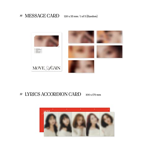 KARA - 15周年記念スペシャルアルバム[MOVE AGAIN] (韓国盤) CD-R+ブックレット+4カットフォト+メッセージカード+歌詞アコーデオンカード+フォトカード+フラグランスペーパー
