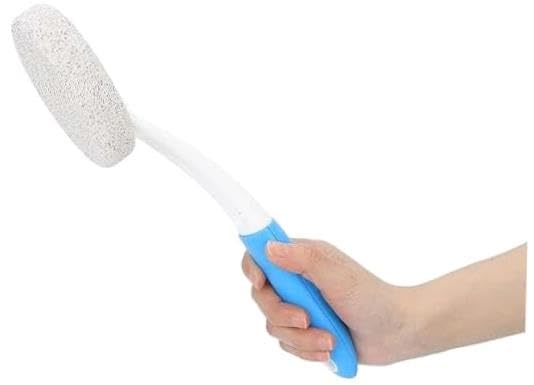 Efficient Toilet Bowl Cleaner with Pumice Stone Brush - Hard Water Wand Scouring Stick & Remover - Powerful Bathroom Cleaning Solution-size1
