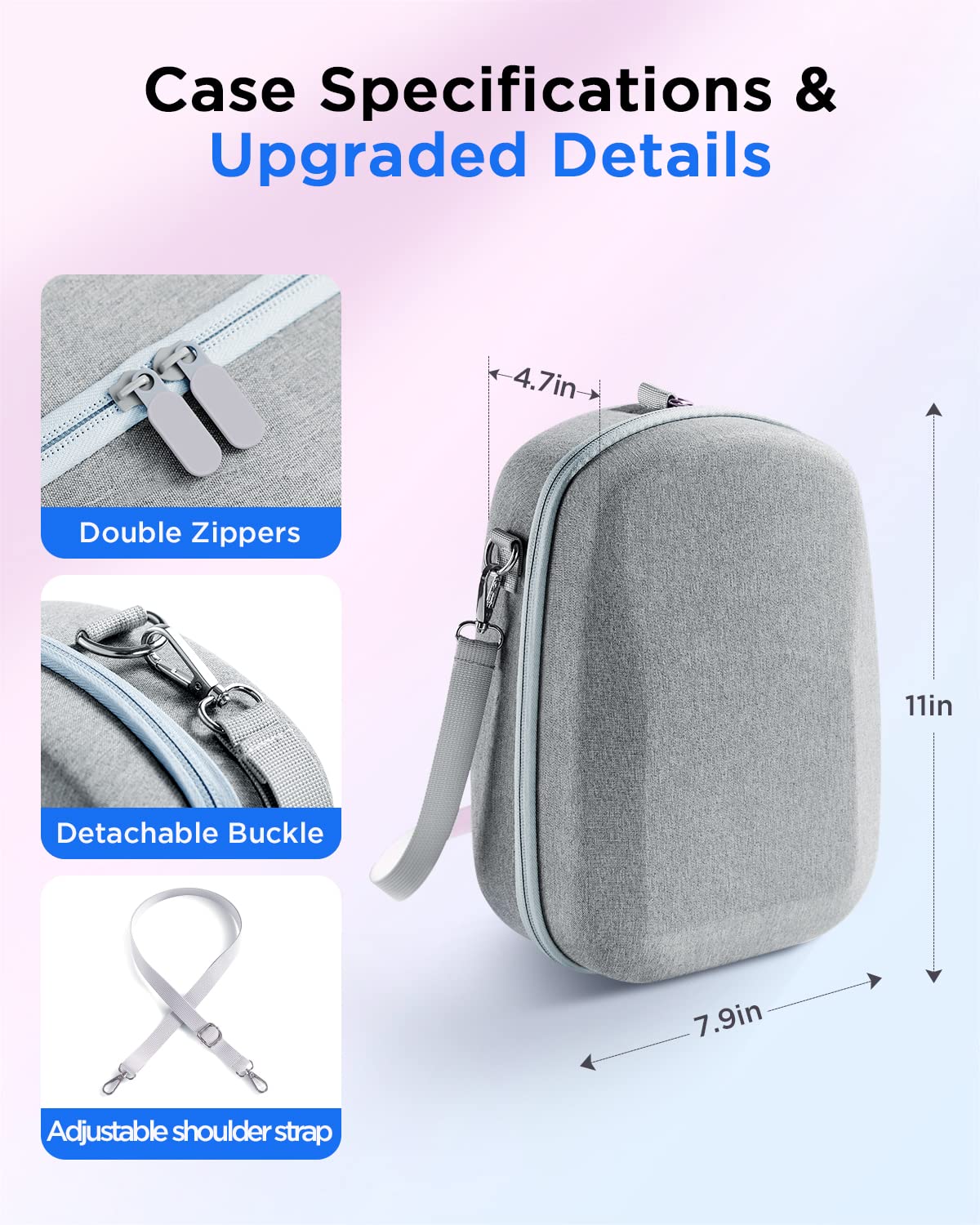 Head Strap Accessories Compatible with Oculus Quest 2, JOYROOM Lightweight & Adjustable Elite Head Strap for Oculus/Meta Quest 2, Enhanced Support & Comfort Reduce Head Pressure in VR