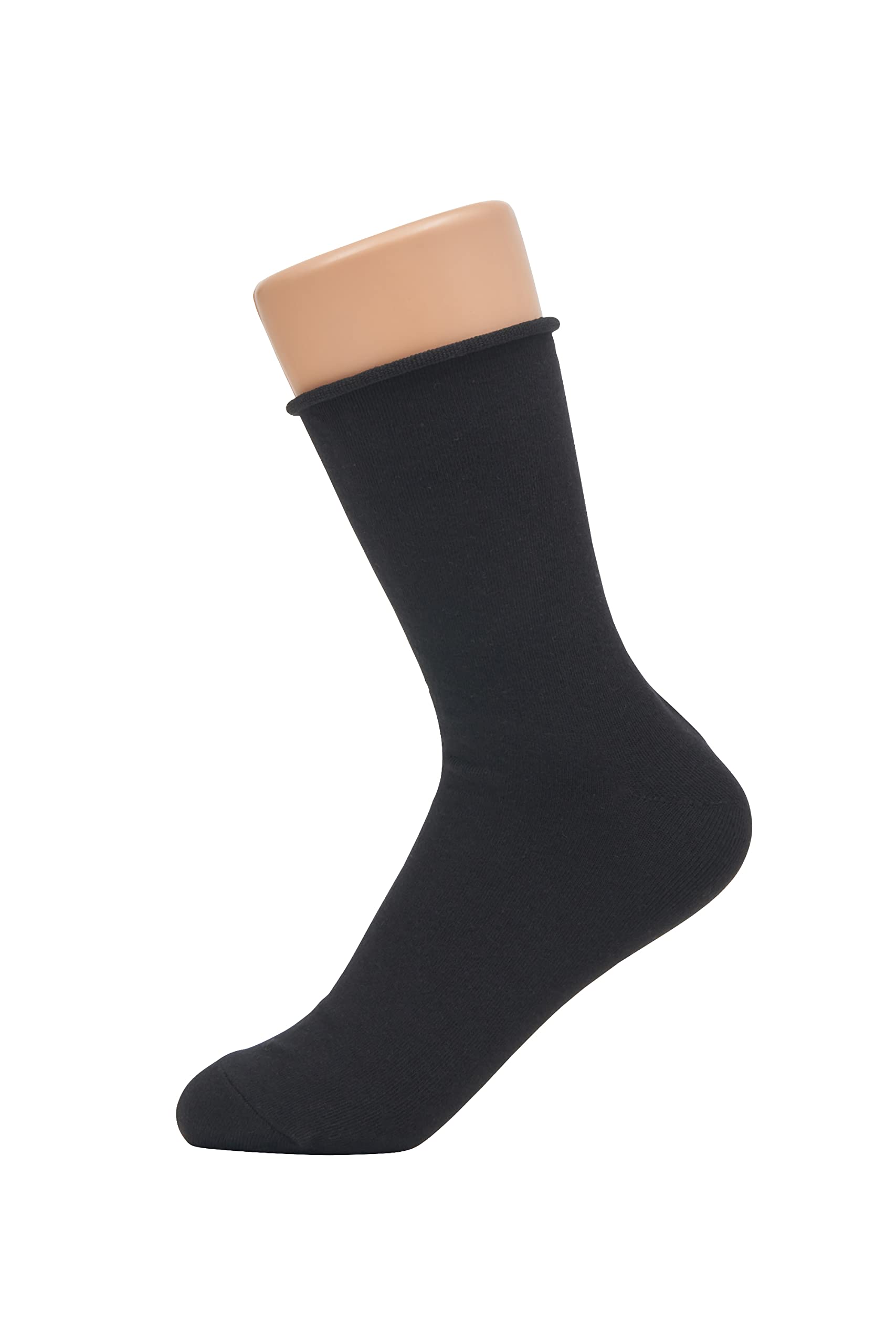 GRISIM Women's Roll Top Ankle High Relaxed Cotton Crew Socks, 3 or 4 Pairs (Shoe Size 6-9) (Checkerboard_Red/Green/Black)