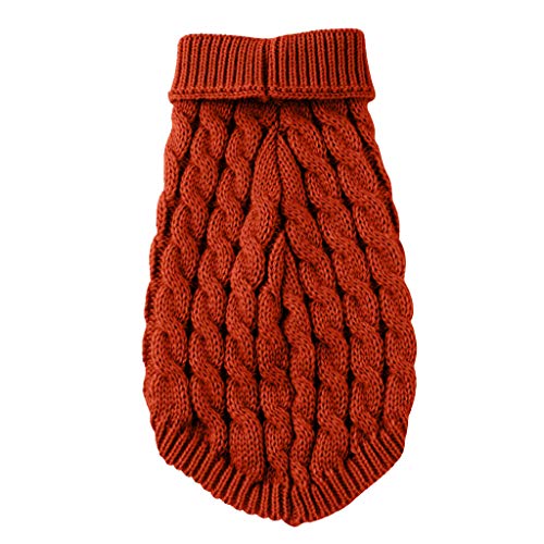 HonpraD Small Dog Warm Clothes Polyestercute Small Puppy Clothes Male Fleece Vest Pullover Warm Jacket Cold Weather Pet Sweater