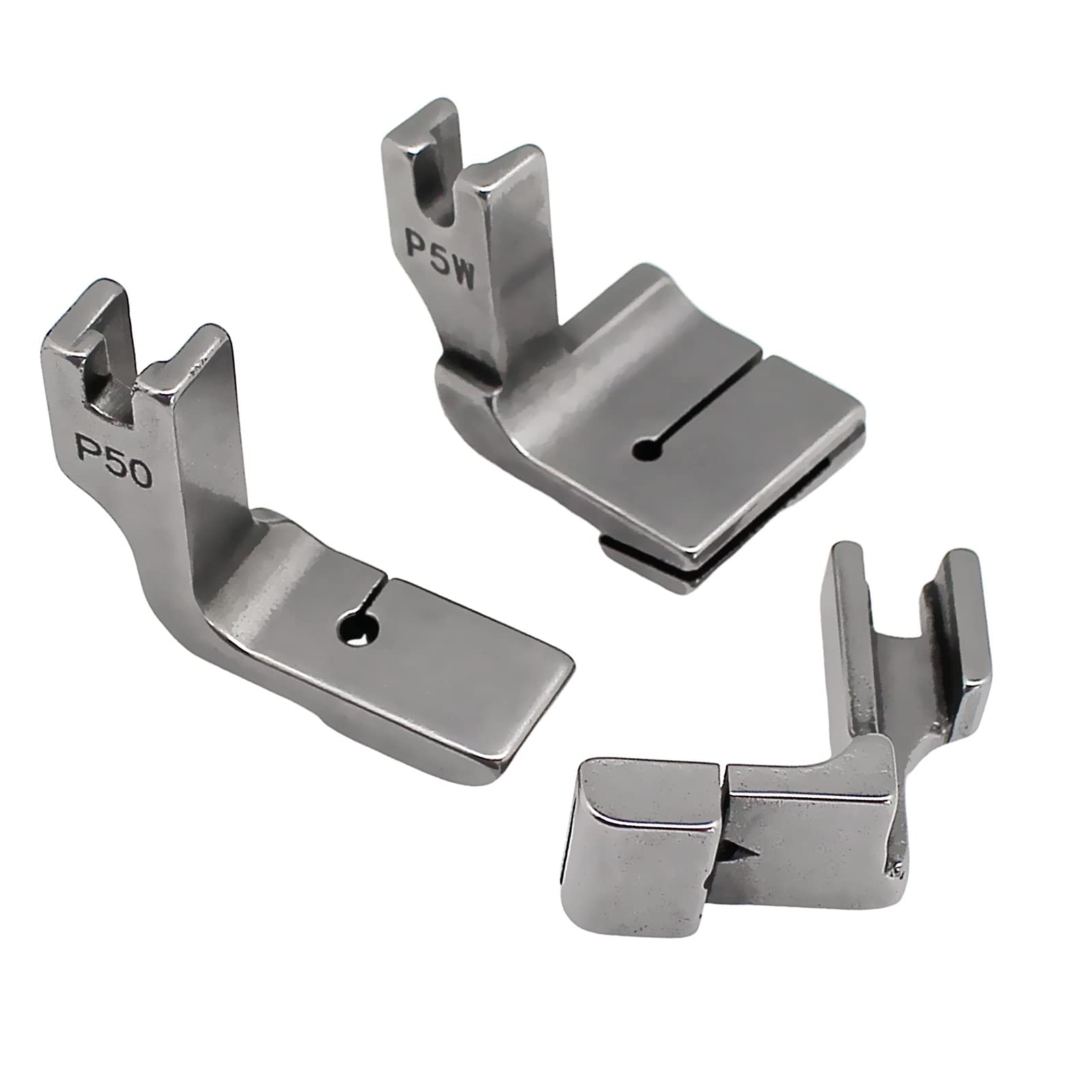 Fbshicung 3PCS Gathering Pleated/Shirring Presser Foot #P5 P50 P5W for Industrial Sewing Machine JUKI Brother
