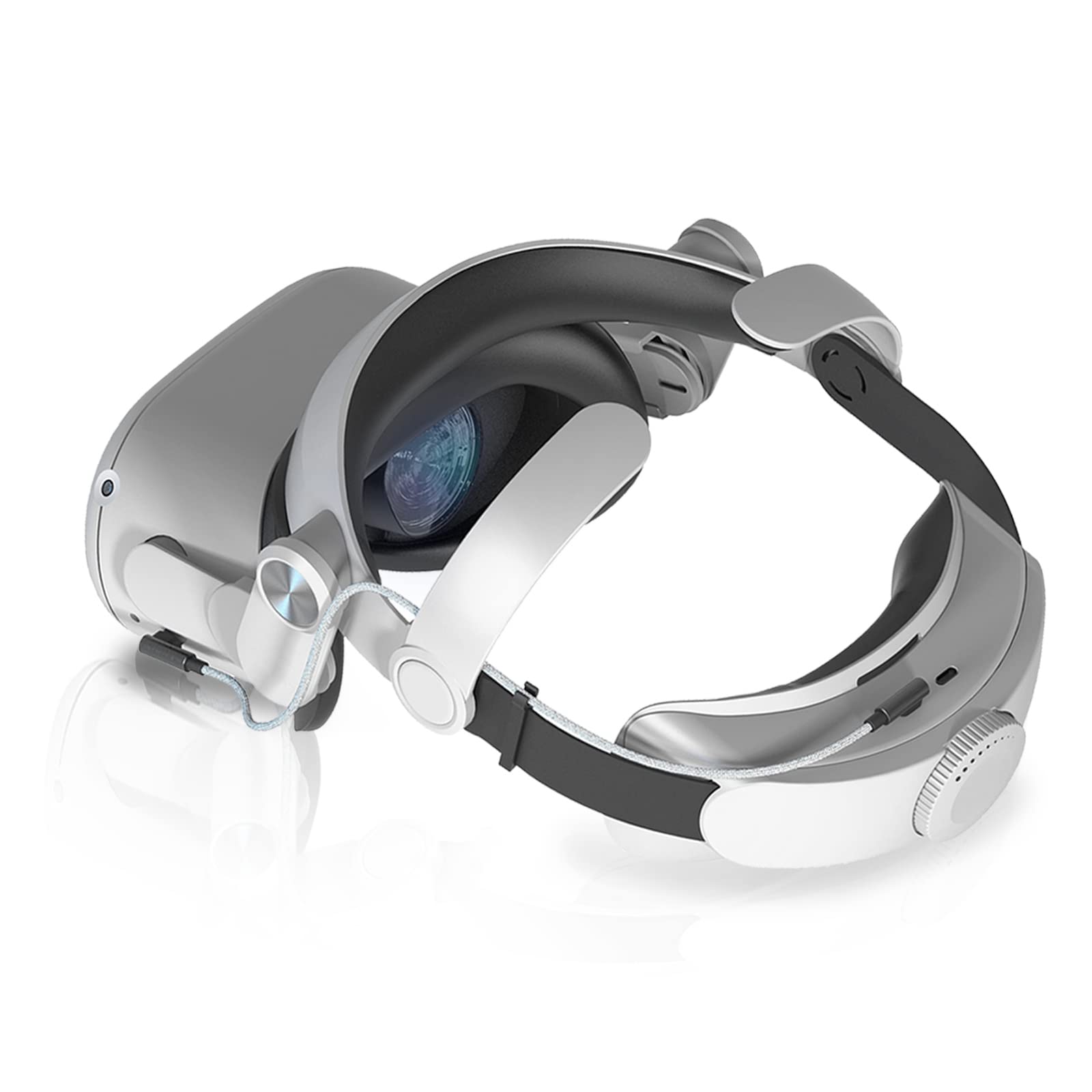 Head Straps for Oculus Quest 2 with T2 Power, Magnetic Connection Adjustable Elite Strap Replacement for VR Headset, Enhanced Support and Reduce Pressure Oculus 2 Accessories for Children and Adults