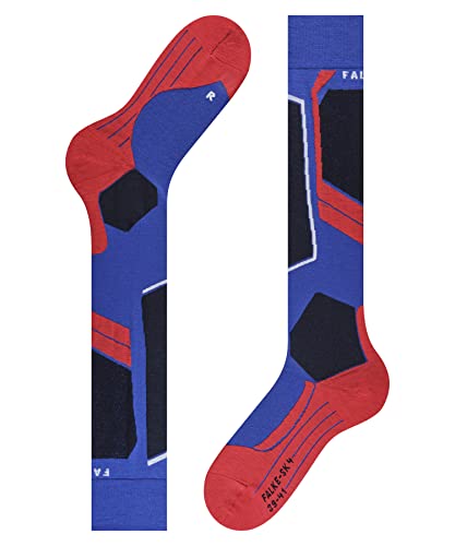 FALKE Men's SK4 Ski Socks, Merino Wool, Knee High, Light Cushion, Breathable Quick Dry, Winter Athletic Sock, Blue (Olympic 6940), 10.5-11.5, 1 Pair