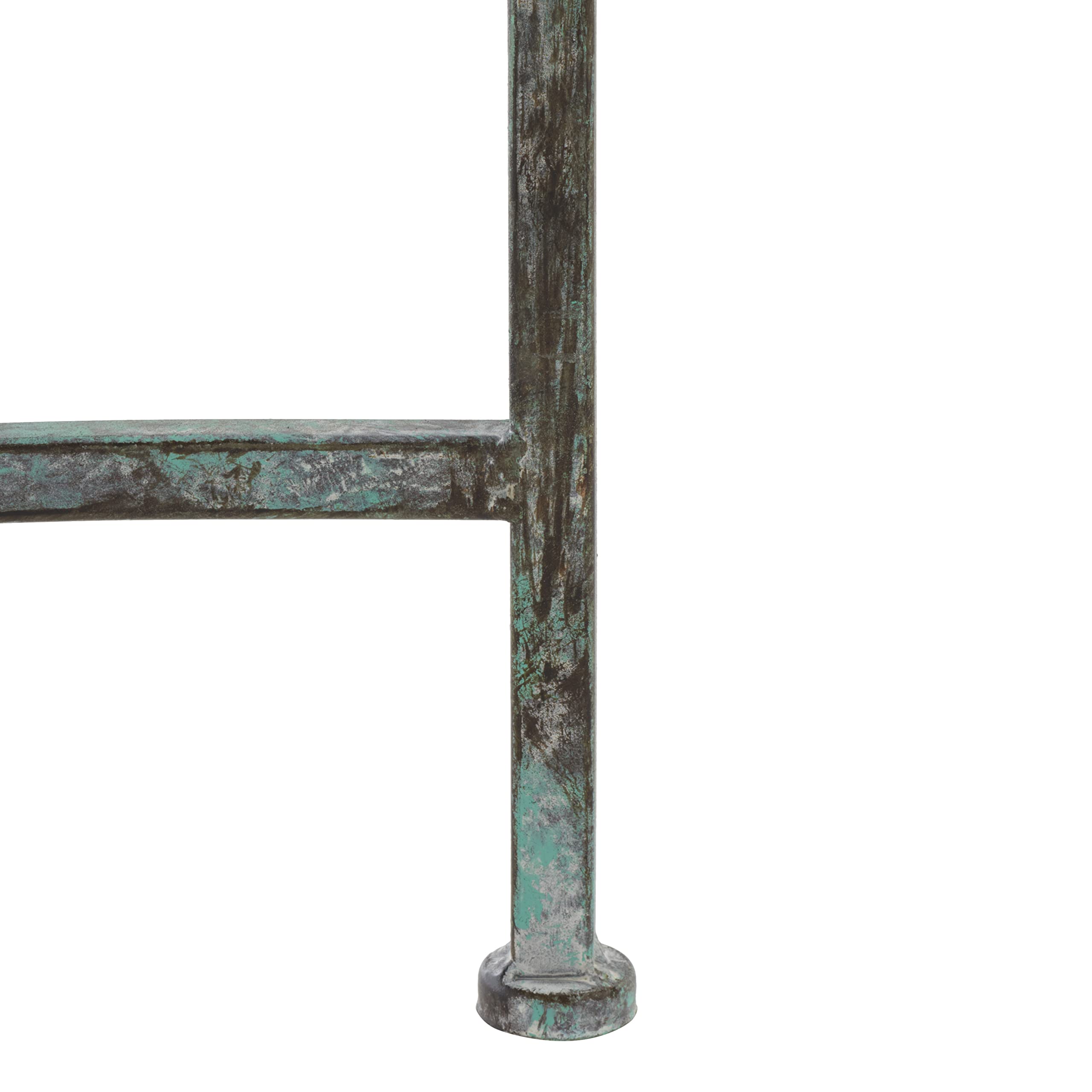 SAFAVIEH Outdoor Collection PAT5005 Bench, Antique Dark Green