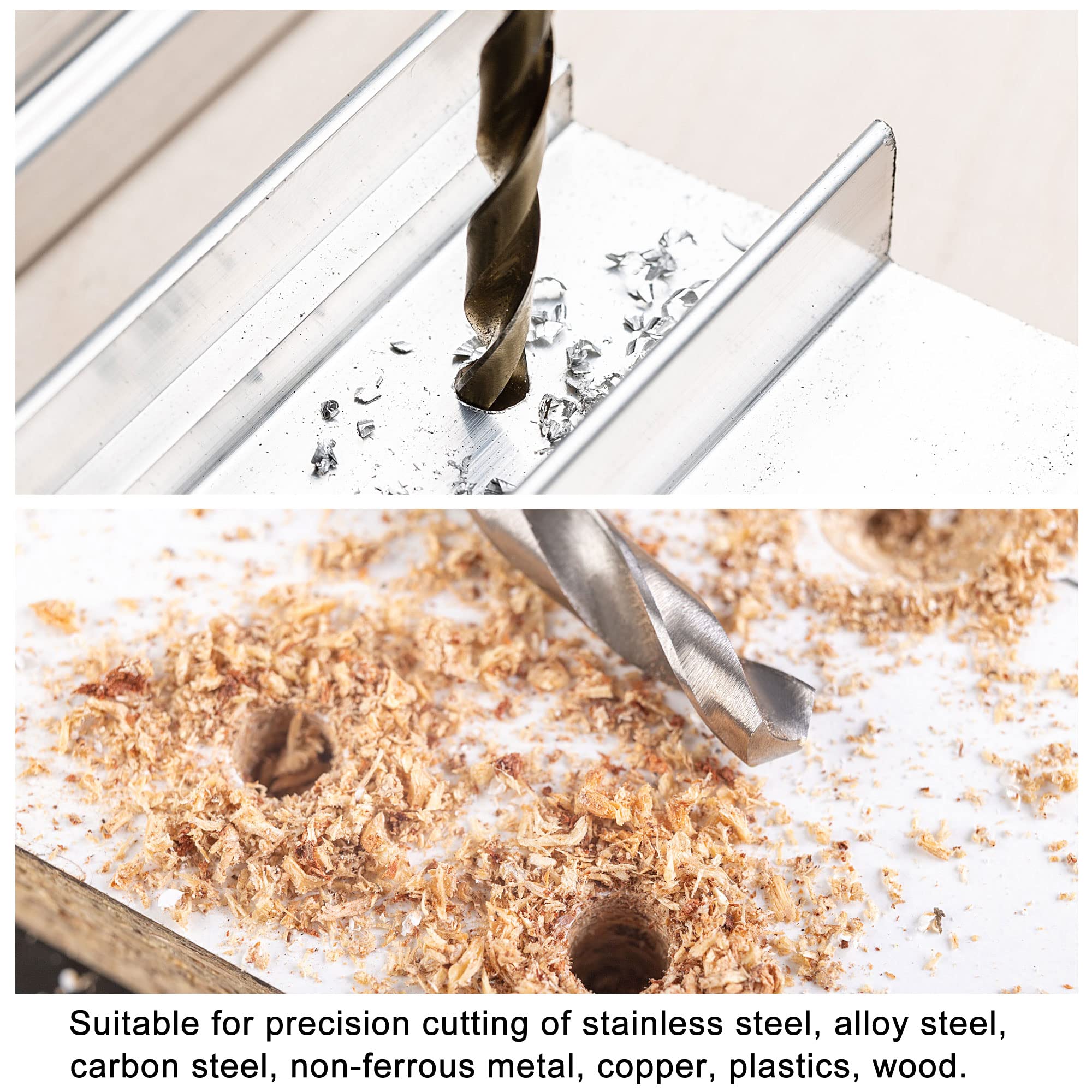 uxcell Carbide Twist Drill Bits 2.2mm, Metric Spiral Flutes Straight Shank Tungsten Steel Drilling Tool for Stainless Steel Alloy Metal