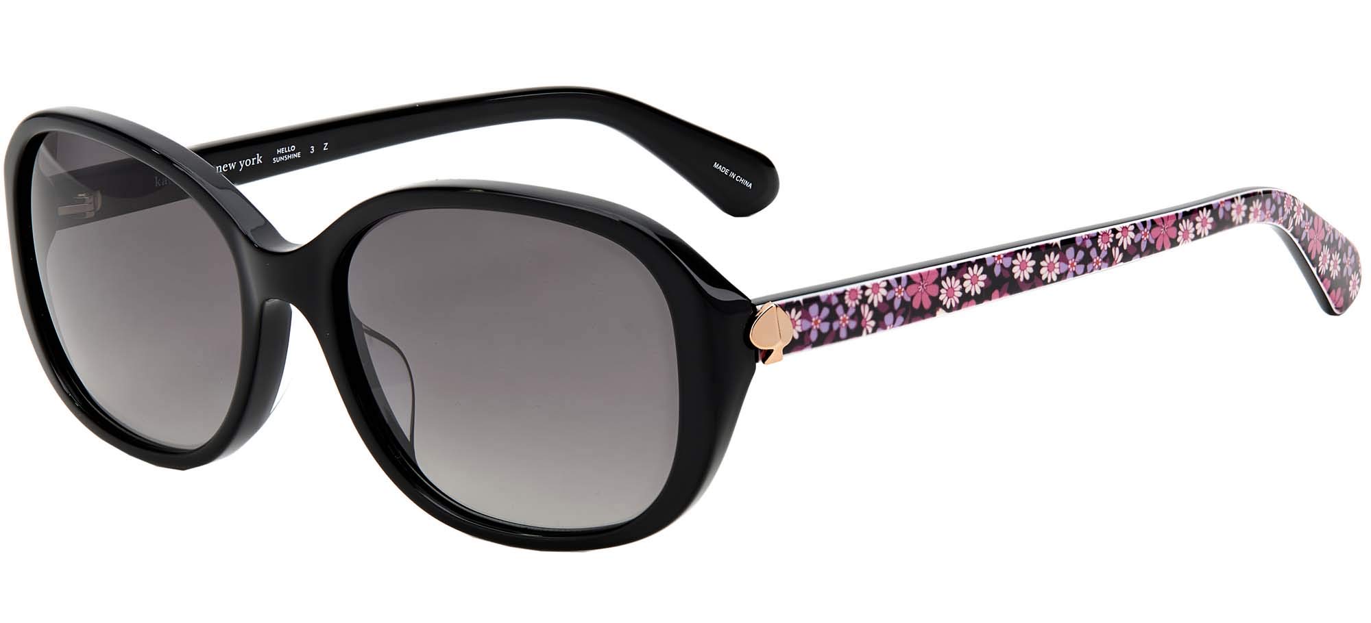 kate spade new york Izabella/G/S Black/Polarized Gray One Size